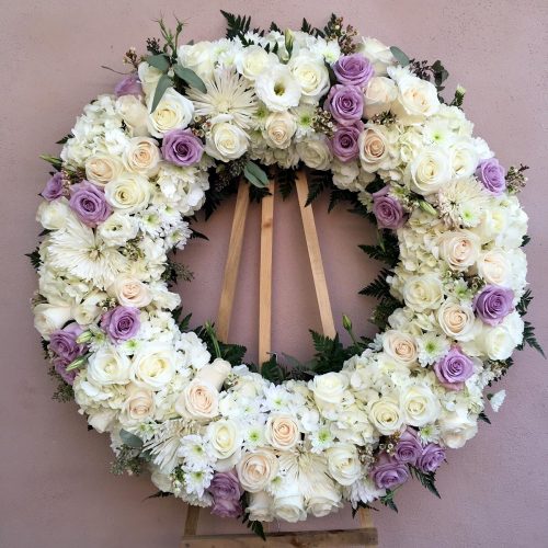 White Roses Wreath - Hollywood Forever